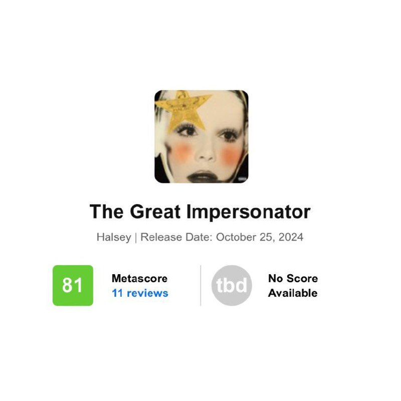 Halsey recebe aclamação com o novo álbum "The Great Impersonator ...